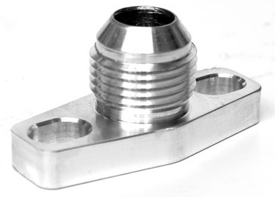 Stock L28ET turbo return line/flange - Turbo / Supercharger - HybridZ
